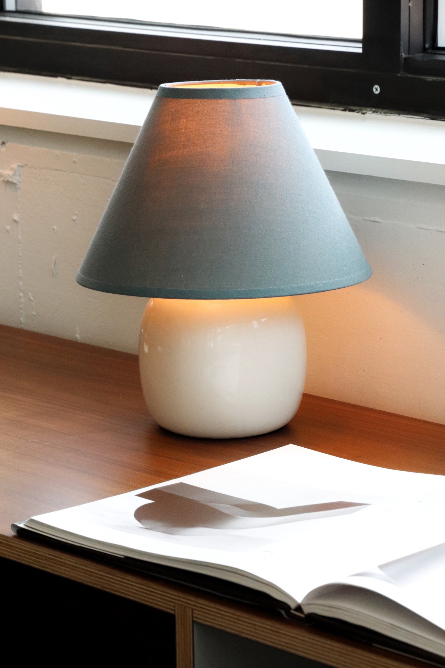 White Mini Ceramic Lamp – In The Comfort Of